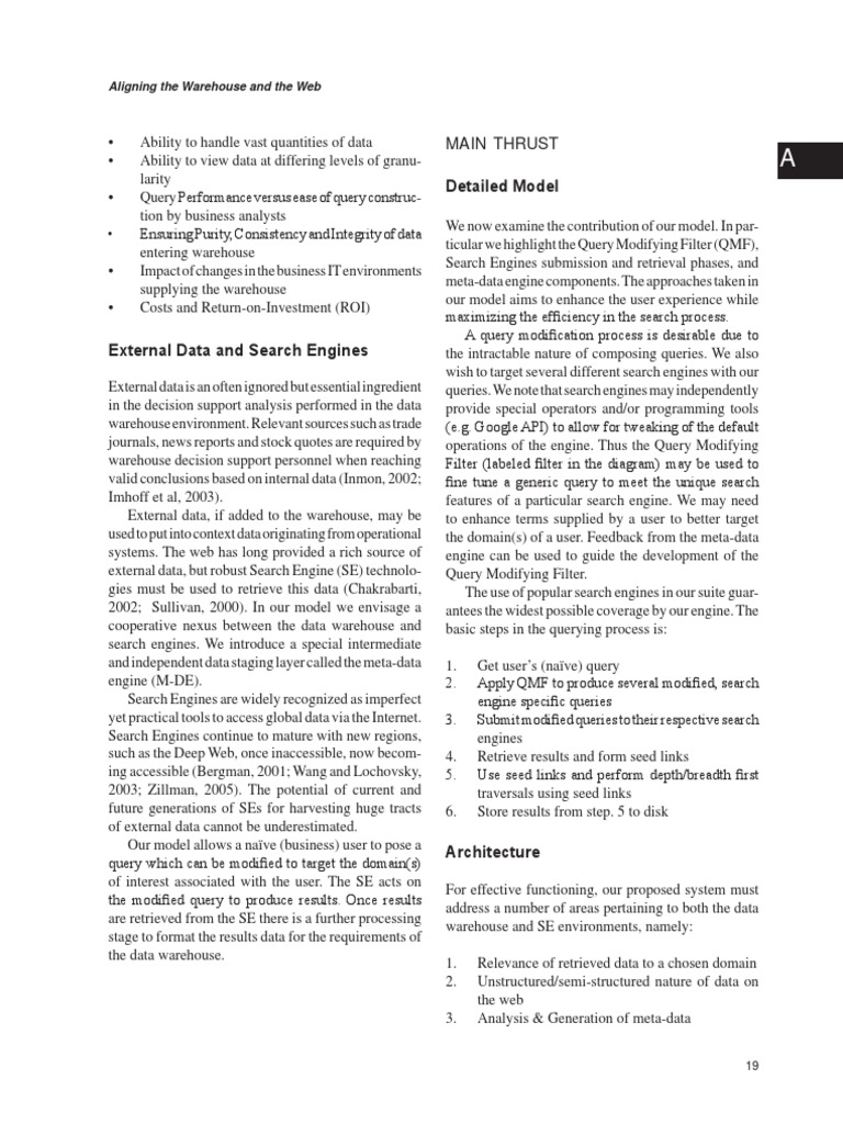 External Data and Search Engines | PDF | Web Search Engine ...