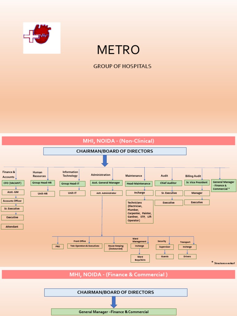 Org Structure-MHI | PDF | Pharmacist | Pharmacy