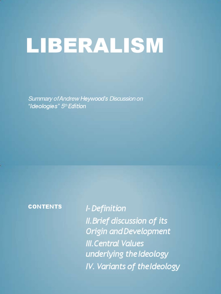 Liberalism 130118181046 Phpapp02 | PDF | Liberalism | Individualism