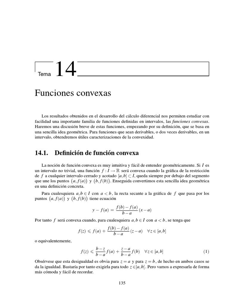 Funciones Convexas | PDF | Conjunto convexo | Derivado