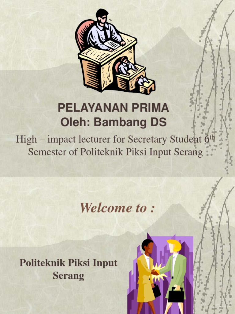 Pelayanan Prima Handout | PDF | Pengembangan Diri