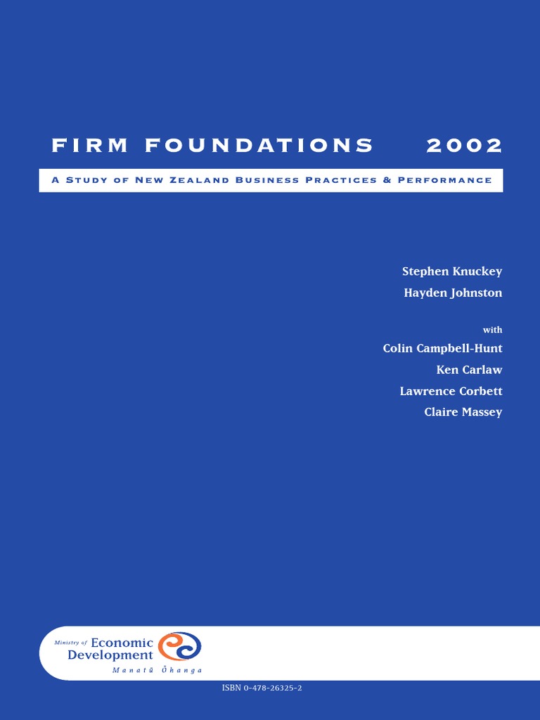 Firm Foundations | PDF | Innovation | Leadership