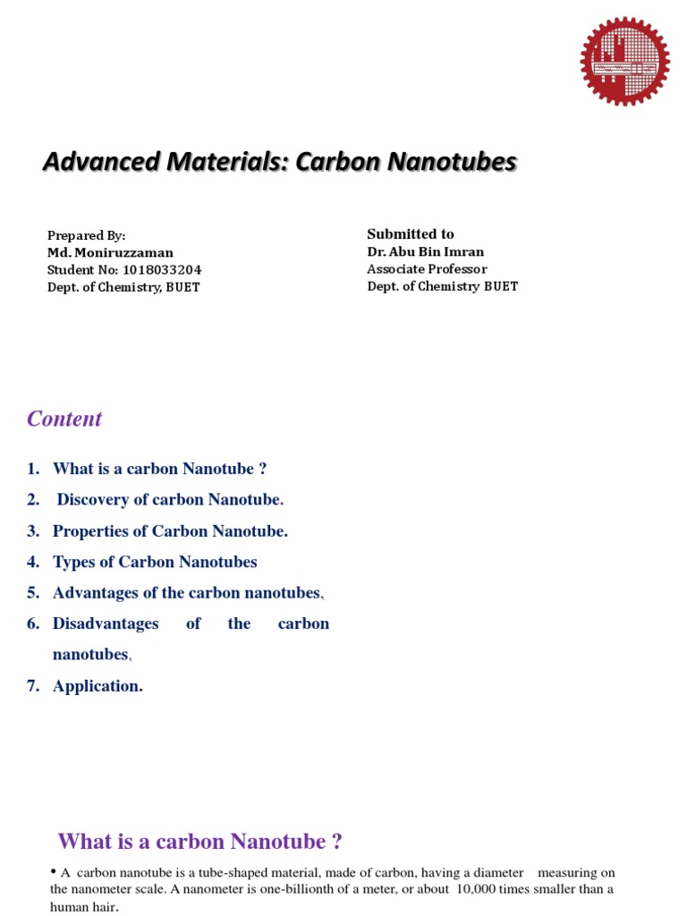 Carbon Nanotube | PDF | Carbon Nanotube | Carbon