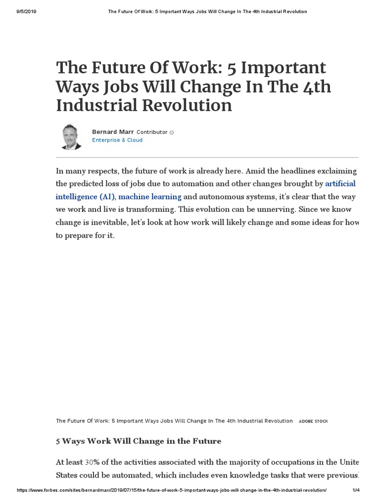 The Future of Work | PDF | Creativity | Employment