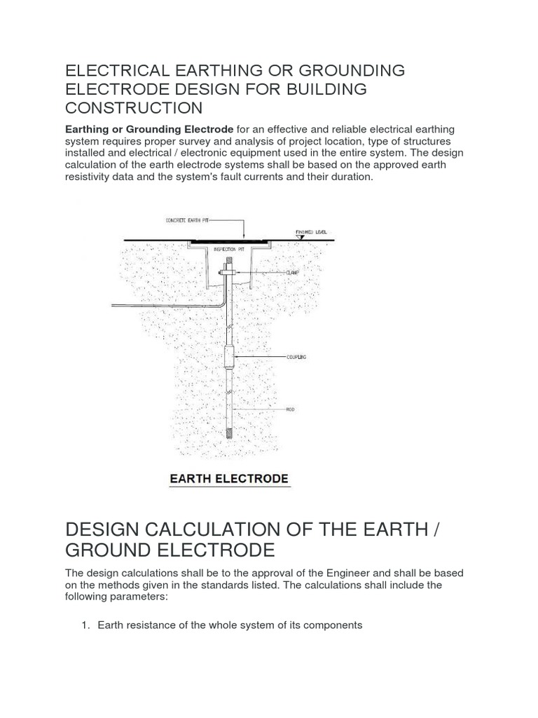 DESIGNING AN EFFECTIVE EARTHING SYSTEM: CALCULATING GROUND ROD ...