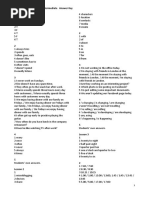 Pre Intermediate Workbook Answer Key 3rd Edition | PDF