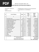 Contoh RAB Desain Interior | PDF