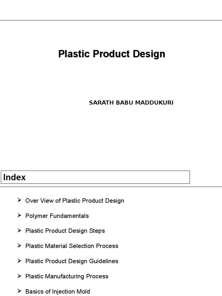 Plastic Product Design | PDF | Thermoplastic | Polyethylene