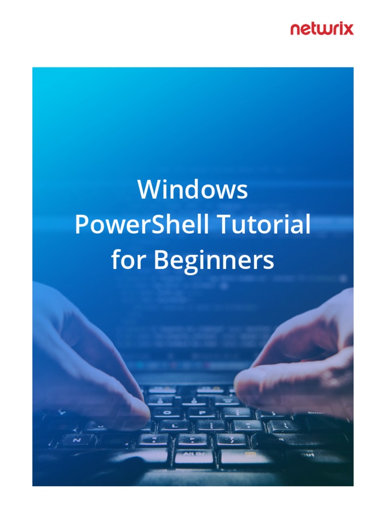 Windows Powershell Tutorial For Beginners Pdf Computer File Active Directory
