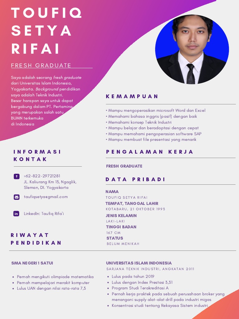 Contoh Resume | PDF