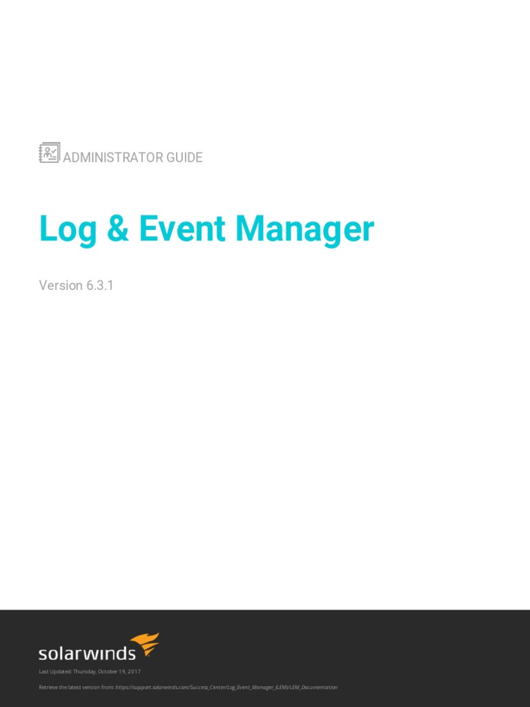 LEM 6 3 1 Administrator Guide | PDF | Command Line Interface | Microsoft Sql Server