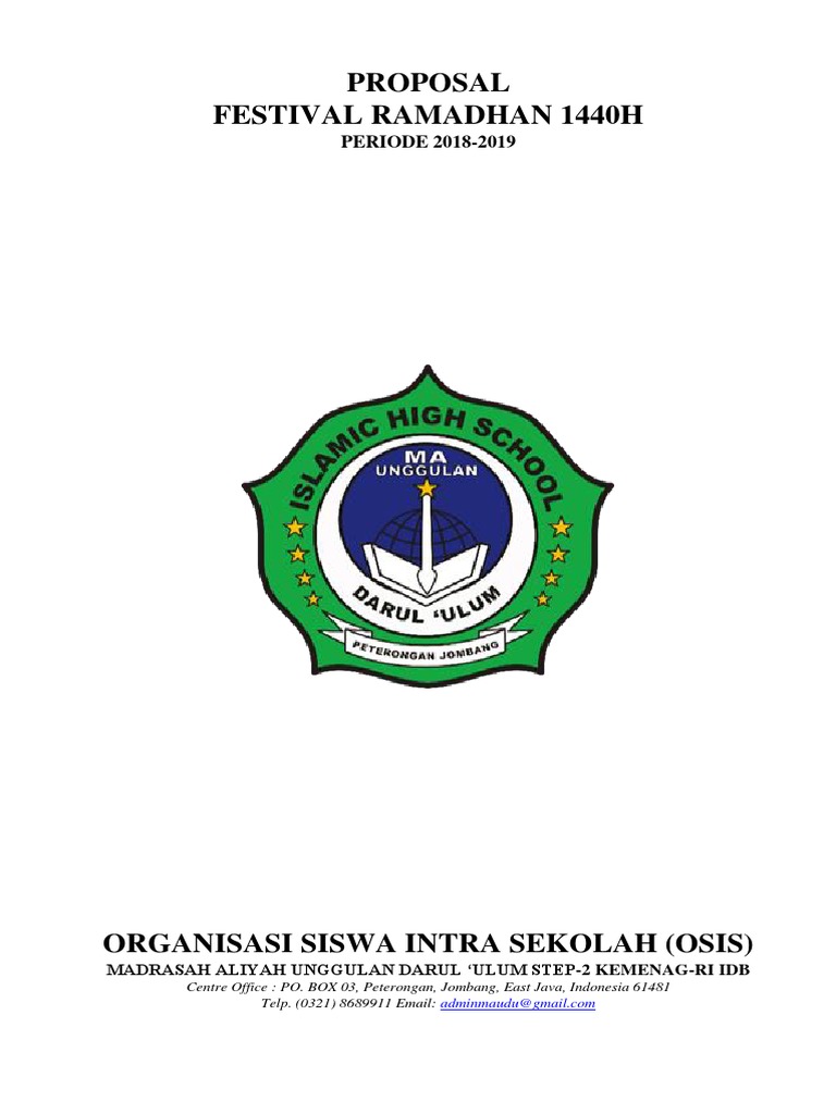 Proposal Festival Ramadhan | PDF | Karier & Perkembangan | Perjalanan