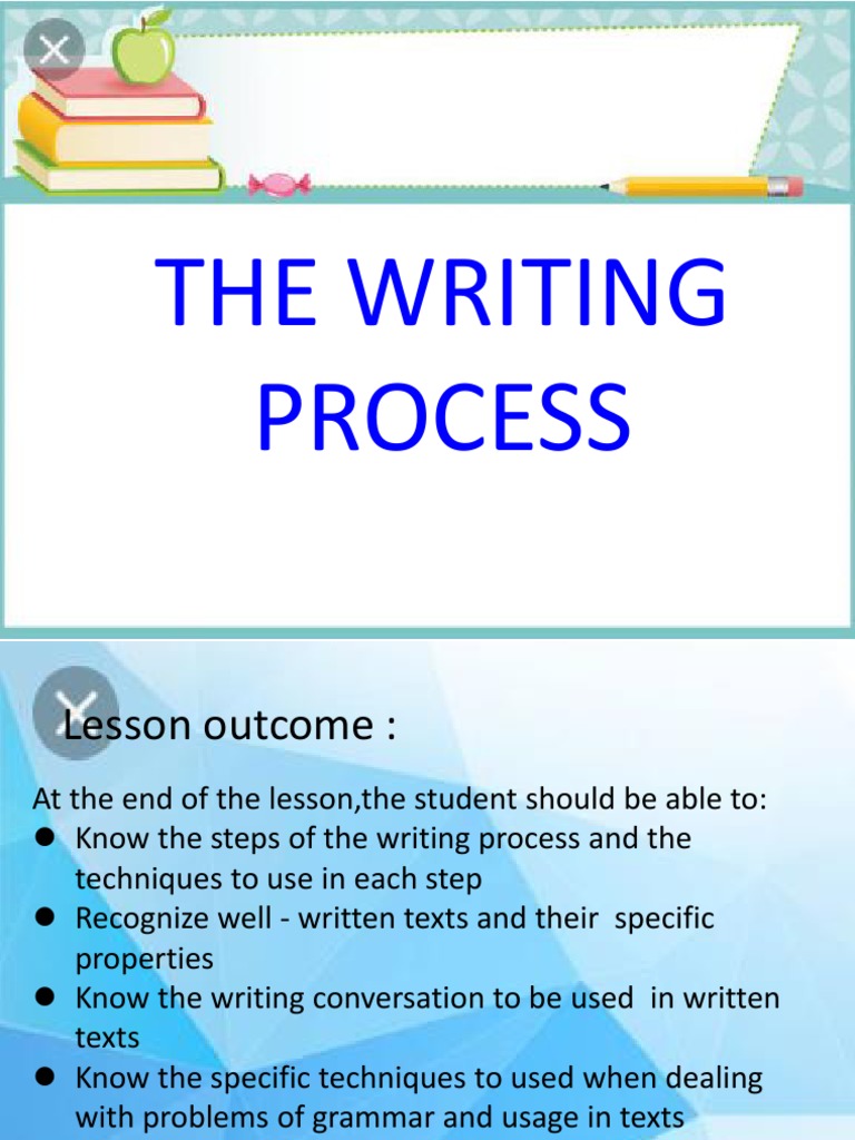 The Writing Process | PDF | Writing | Linguistics