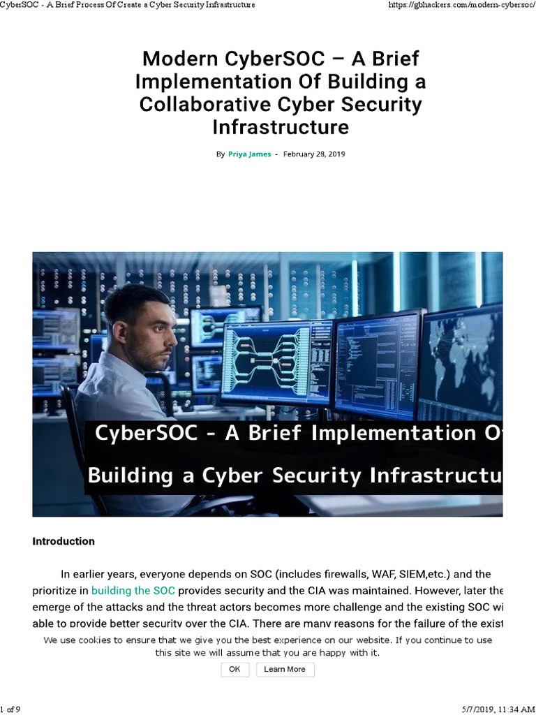 Cyber SOC | PDF | Digital Rights | Telecommunications