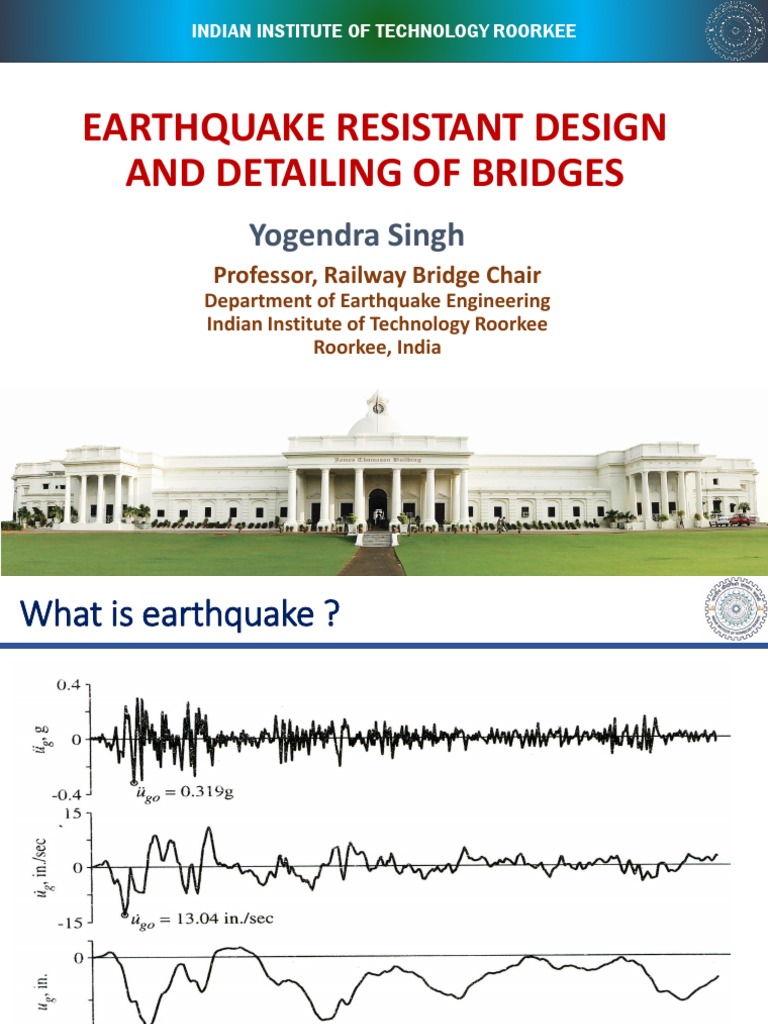 Earthquake Resistant Bridge Design | PDF | Earthquakes | Structural ...