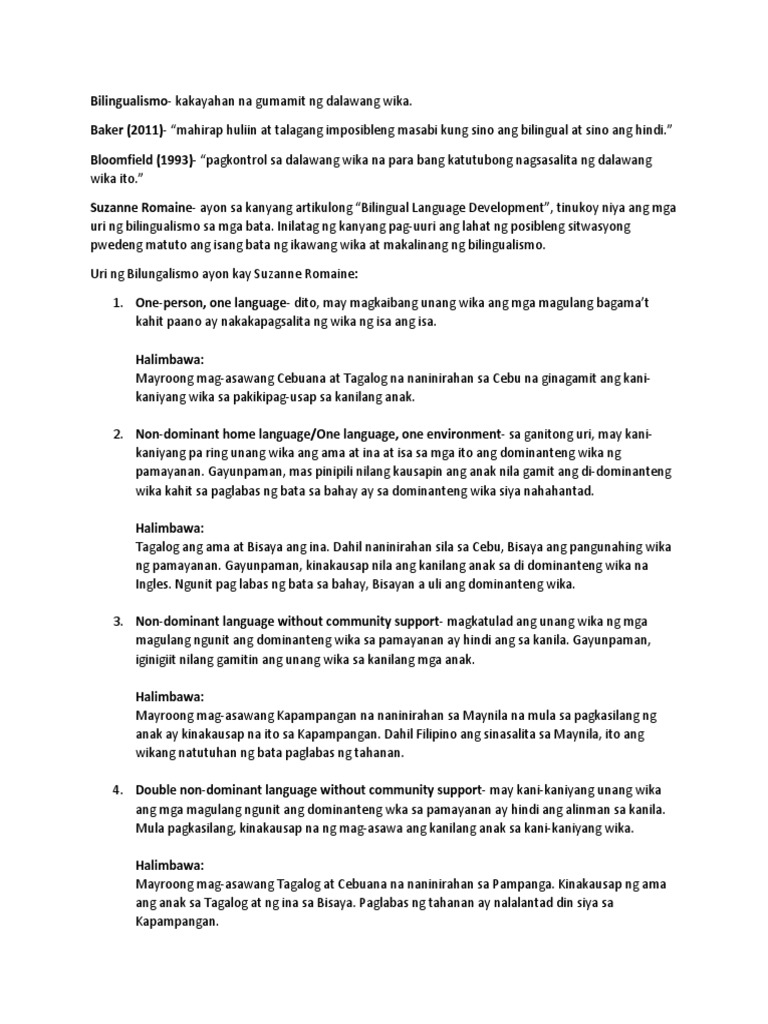 Bilingualismo | PDF