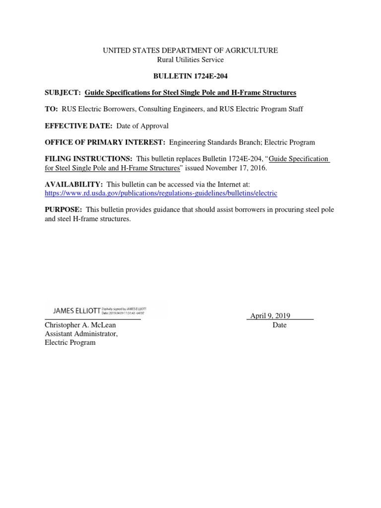 United States Department of Agriculture Rural Utilities Service | PDF ...