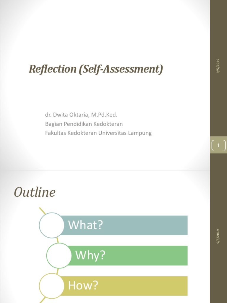 Reflection (Self-Assessment) | PDF | Reflective Practice | Neuropsychology