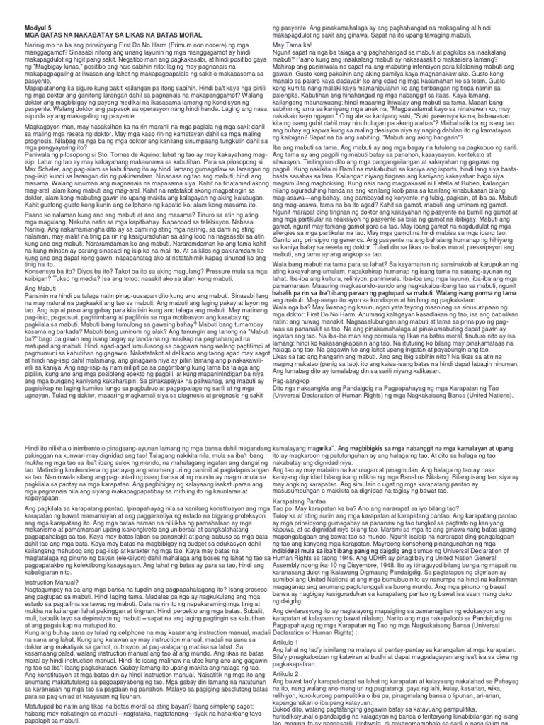 Esp Notes 3rd Grading | PDF