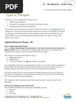 Sample Treatment Plan With Goals For Anxiety and Depression | PDF ...