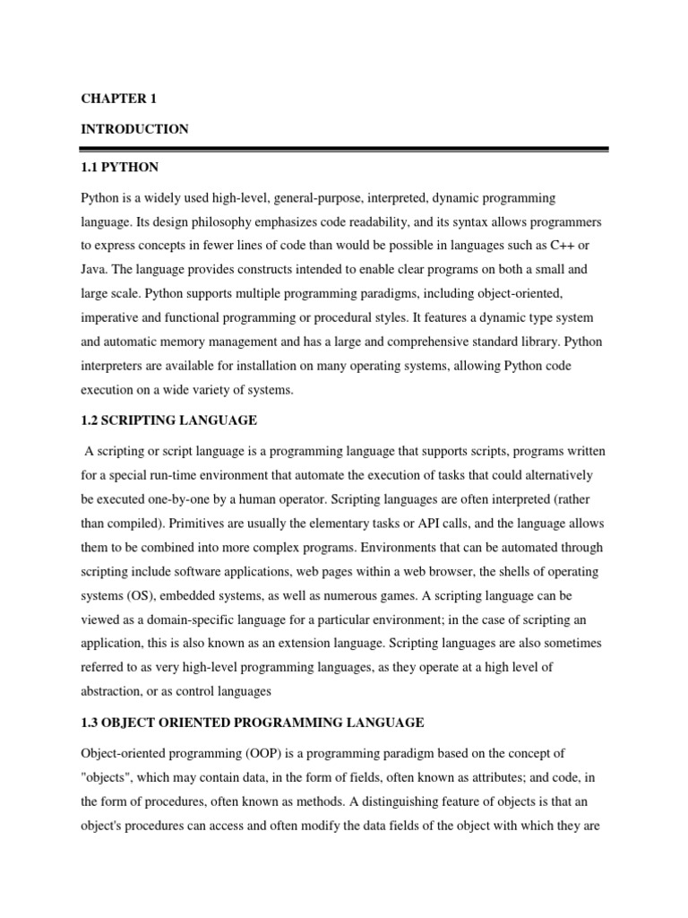 Python Chapter 1 | Download Free PDF | Scripting Language | Programming ... Python Chapter 1 | Download Free PDF | Scripting Language | Programming ...