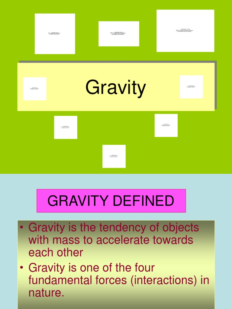 Powerpoint On Gravity | PDF | Gravity | Weight