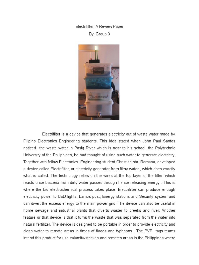 Eapp Review Paper | PDF | Invention | Electricity