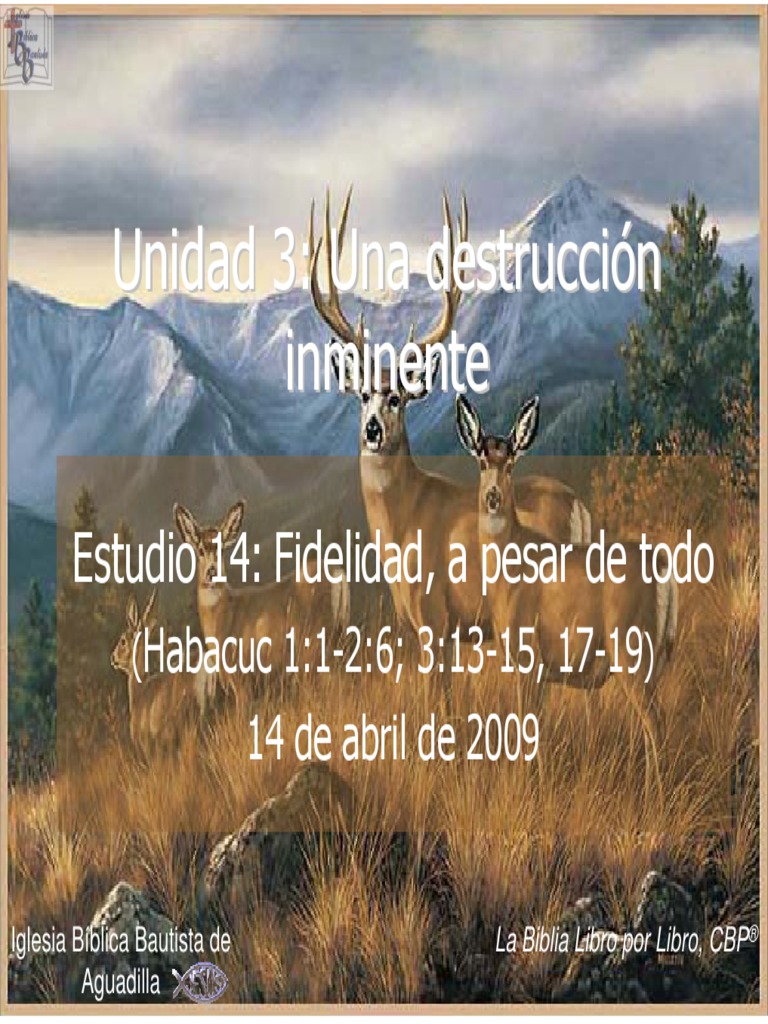 Habacuc | PDF | Contenido bíblico | Biblia