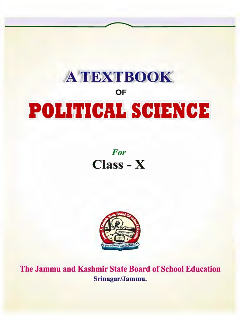 Political Science Class 10 TH | PDF