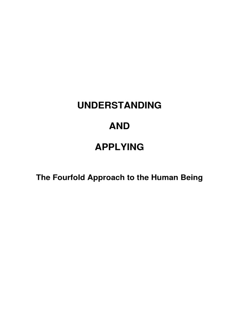 Understanding 4 Fold Human | PDF | Thermoregulation | Gases