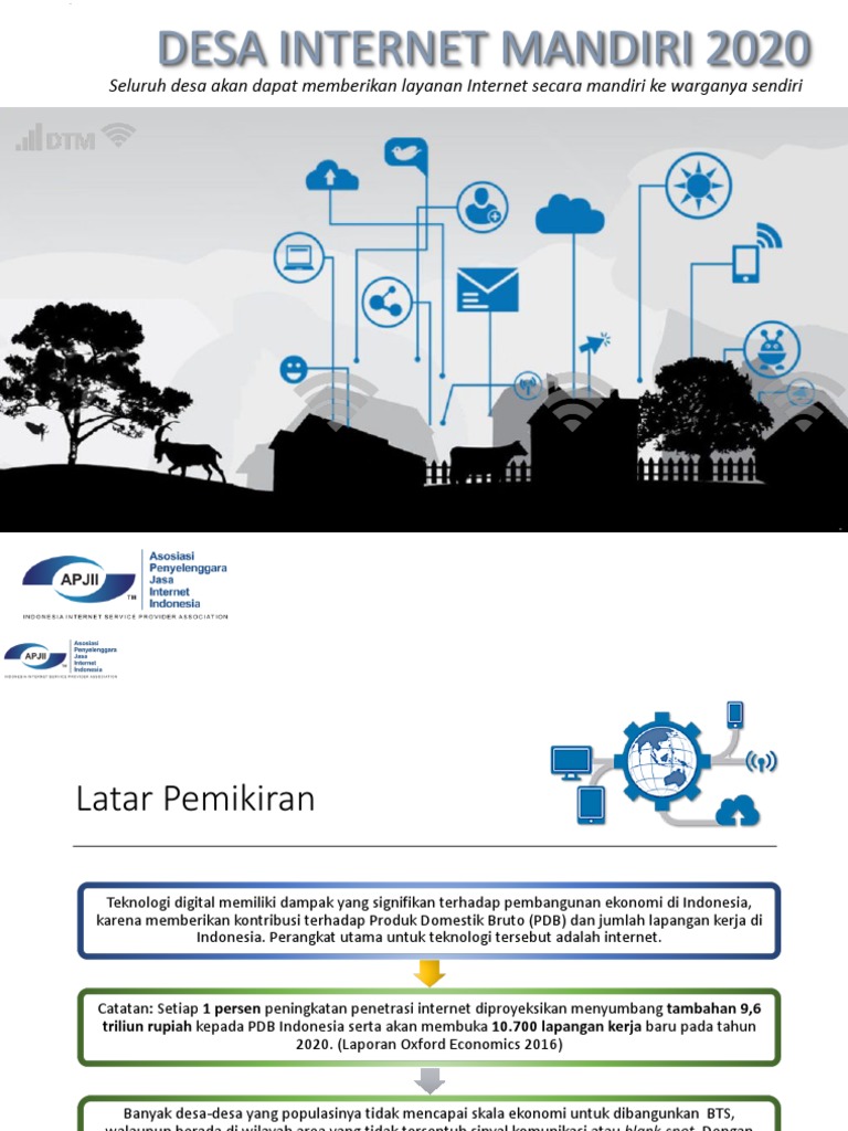 Desa Internet Mandiri APJII | PDF | Teknologi & Rekayasa