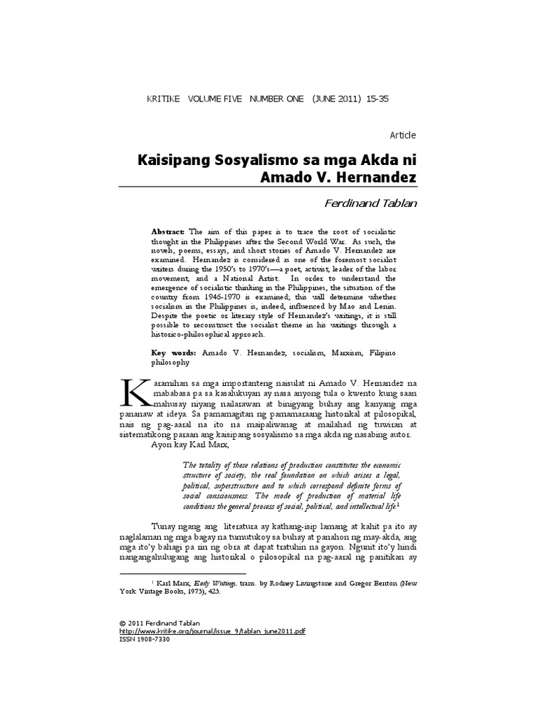 Tablan June2011 | PDF | Socialism