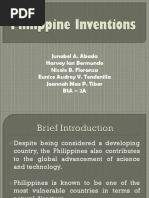 Philippines Pre-Colonial Inventions | PDF | Southeast Asia | Philippines