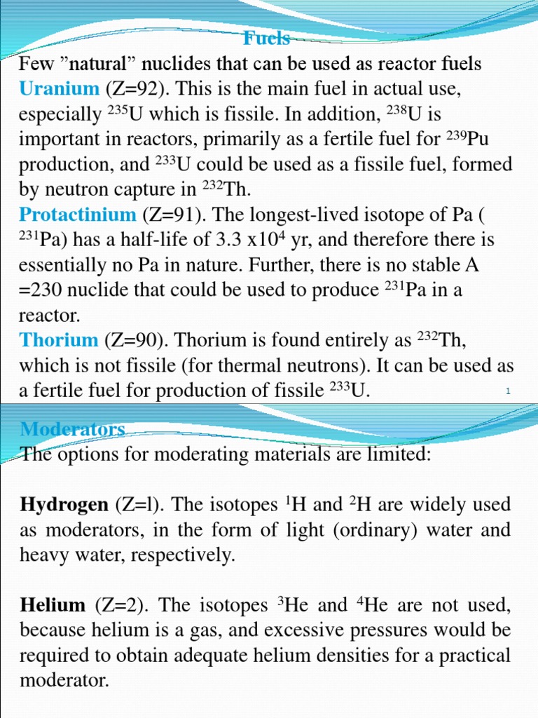 2 - Classification of Reactors | PDF | Nuclear Reactor | Nuclear Fuel