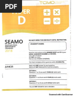 Seamo Paper - A - 2021 | PDF | Elementary Geometry | Geometry