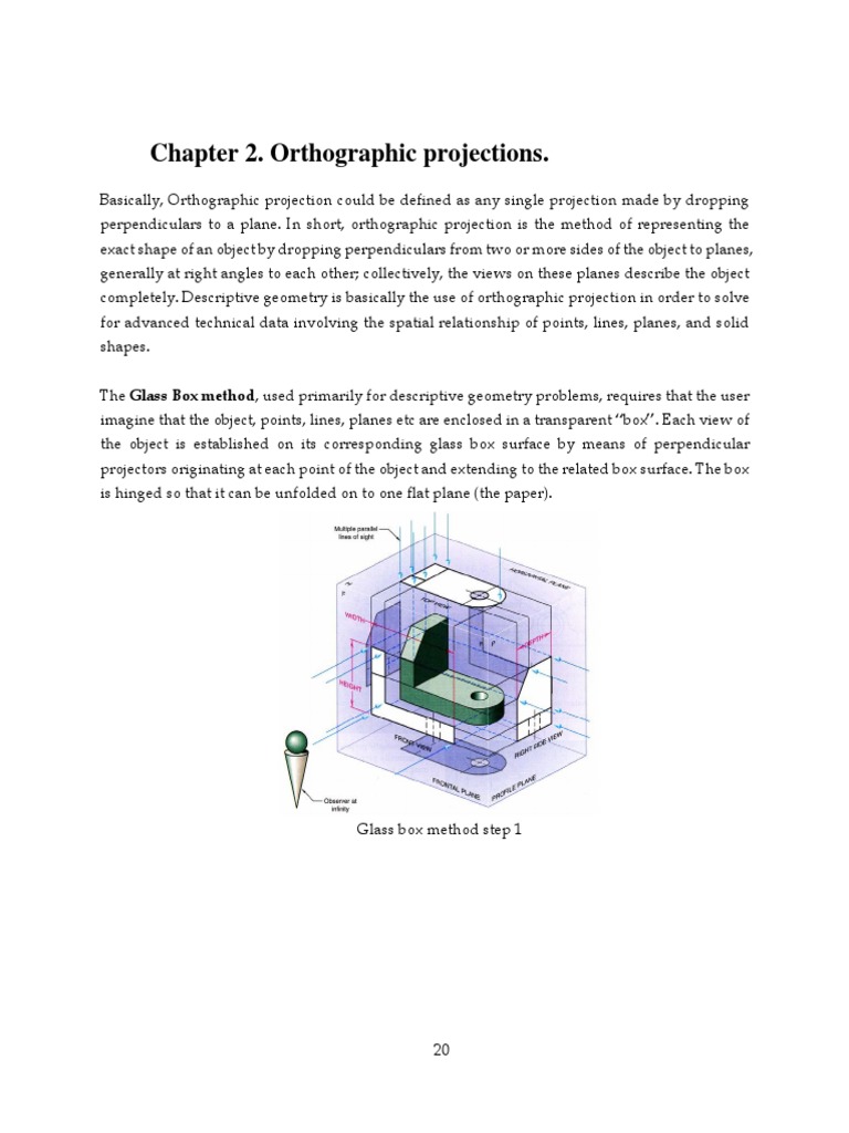 Chapter 2 Orthographic Projections | PDF | Geometry | Space