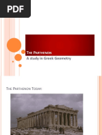 Metron Ariston: PARTHENON | PDF | Geometry | Sculpture