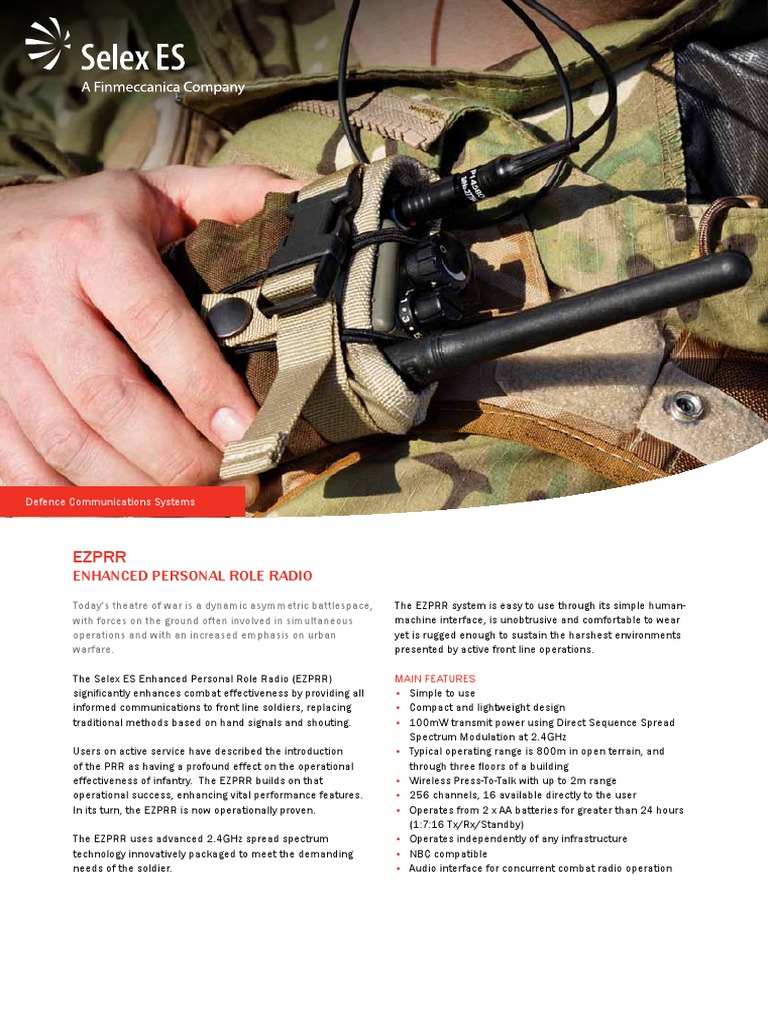 Ezprr: Enhanced Personal Role Radio | PDF | Infantry | Wars & Military