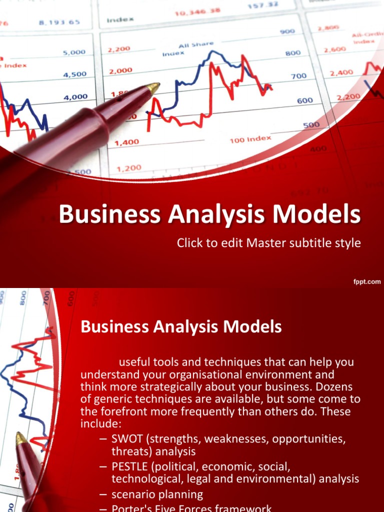 Business Analysis Models: Click To Edit Master Subtitle Style | PDF ...
