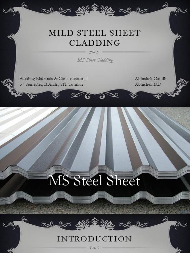 Mild Steel Sheet Cladding | PDF
