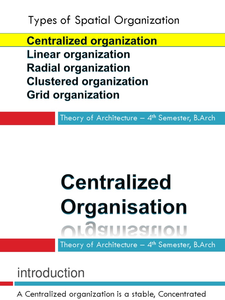 Centralized Organization In Architecture