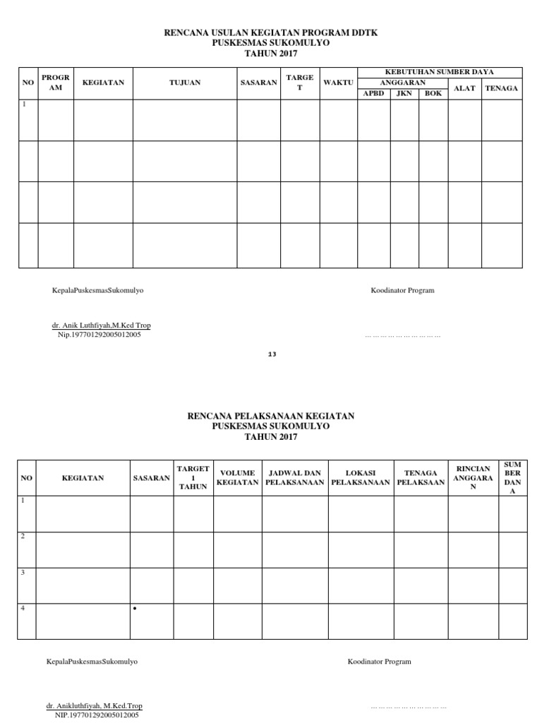 FORMAT Ruk RPK | PDF