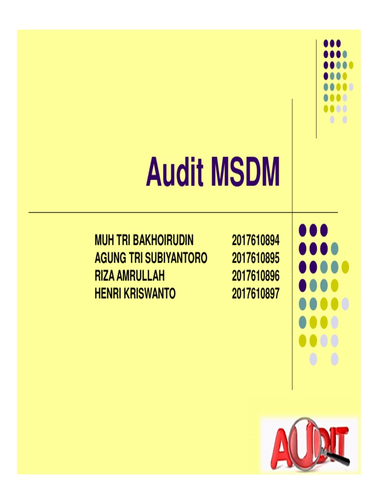 Proses dan Manfaat Audit SDM | PDF | Karier & Perkembangan | Bisnis