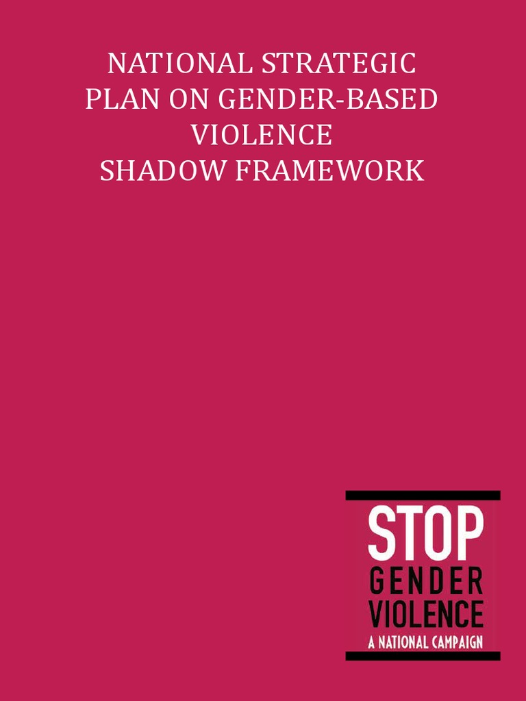 National Strategic Plan On Gender-Based Violence Shadow Framework (2017 ...