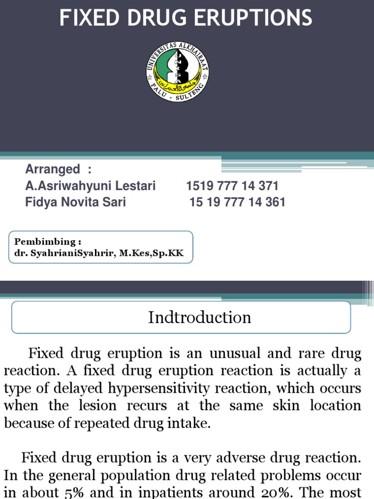 Fixed Drug Eruptions | PDF | Antibody | Immunoglobulin G