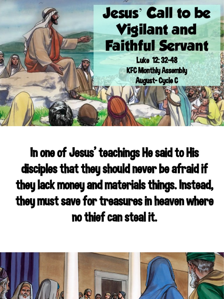 Jesus Vigilant and Faithful Servant: ' Call To Be | PDF | Mary, Mother ...