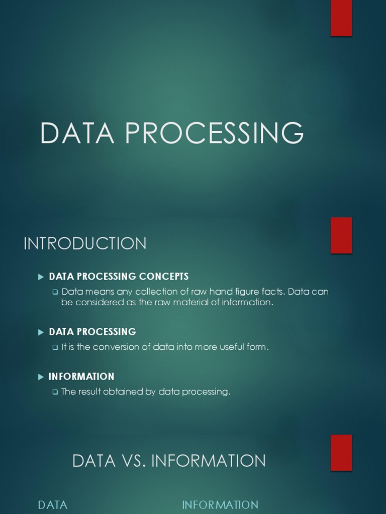 Data Processing | PDF