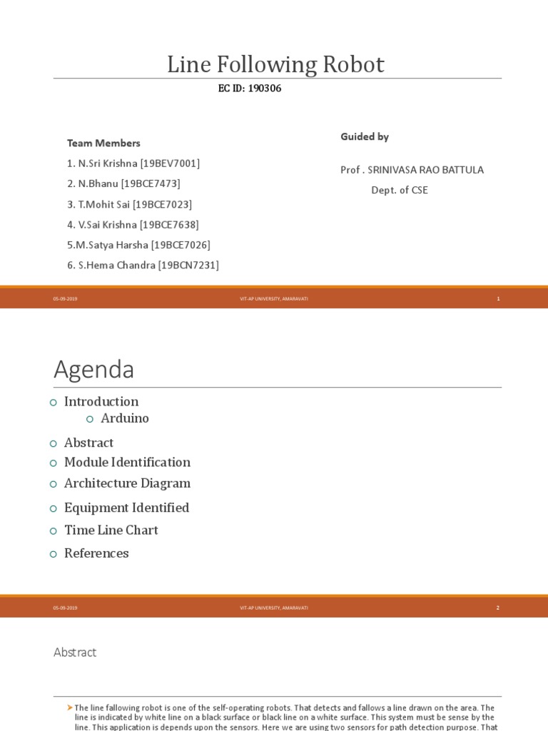 Line Following Robot Review | PDF | Robot | Robotics