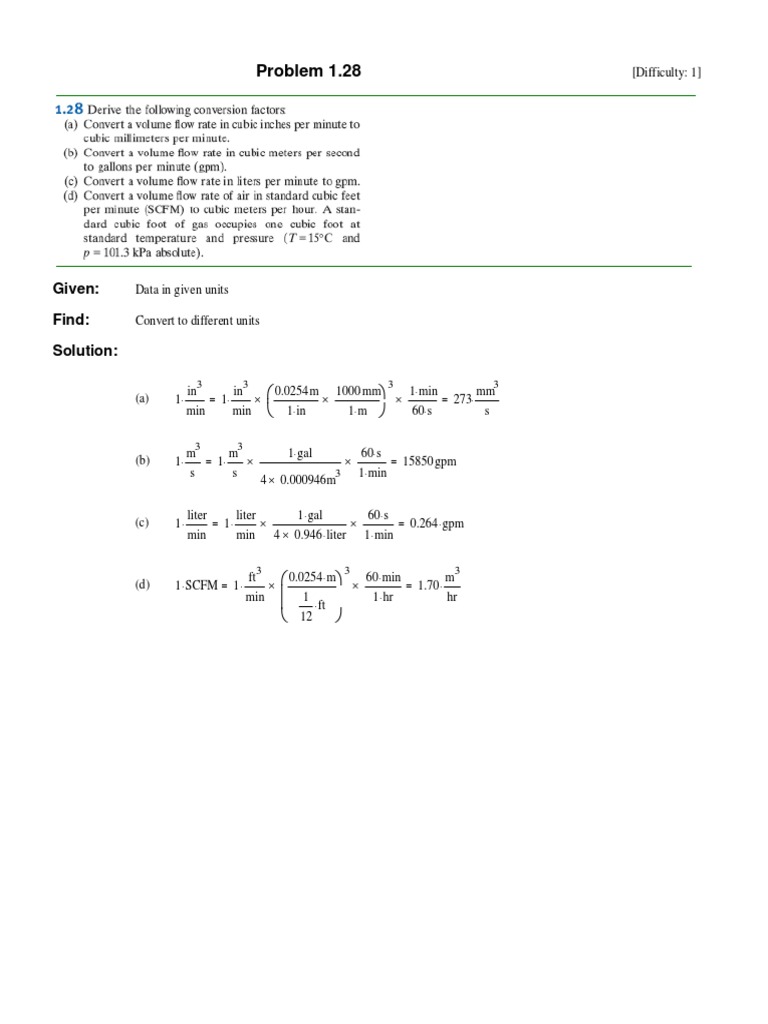 Problem 1.28 PDF | PDF