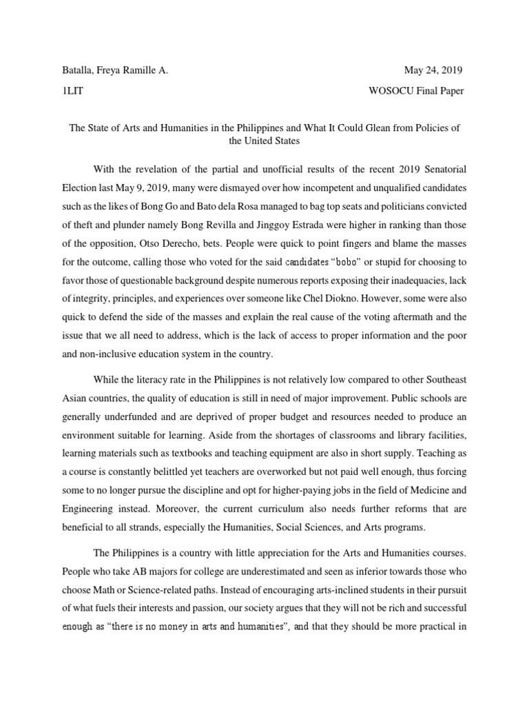 The Problem With The Education System in The Philippines | PDF ...